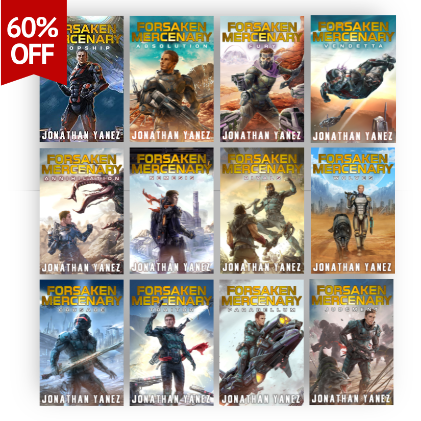 Forsaken Mercenary Books 1-12 – Jonathan Yanez Bookshop